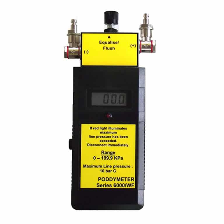 Poddymeter Series 6000WFV Water Manometer - TT Series